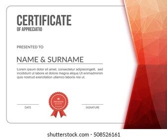 Simple Certificate Design Templatedesign Vector Stock Vector Royalty Free 1946823976