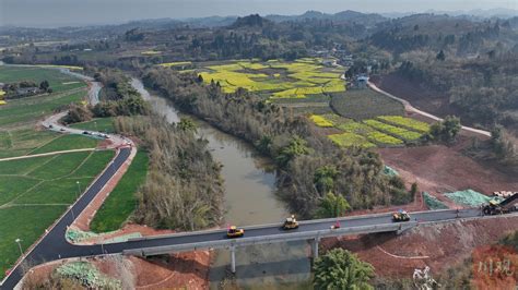 C视频丨眉山仁寿百条乡村公路换新颜 助力乡村振兴四川在线
