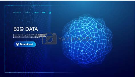 Big Data Cloud Technology Background Blockchain Technology Service