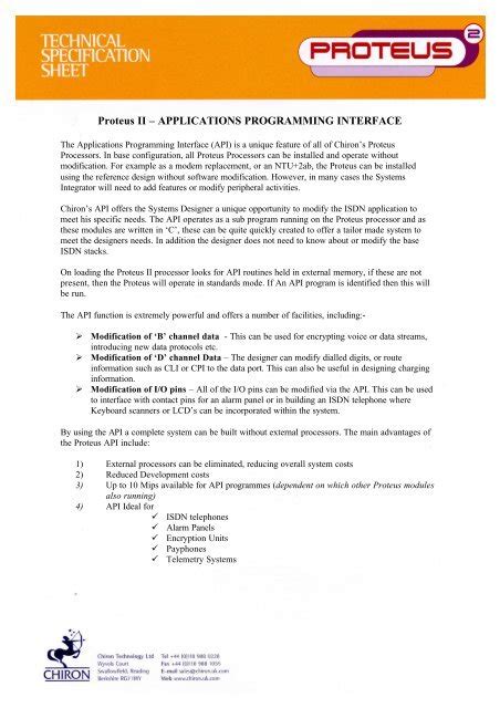 Proteus Api Chiron