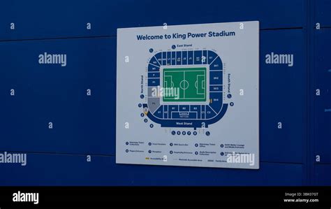 Leicester Uk June 14 2025 Stadium Map Of King Power Stadium In