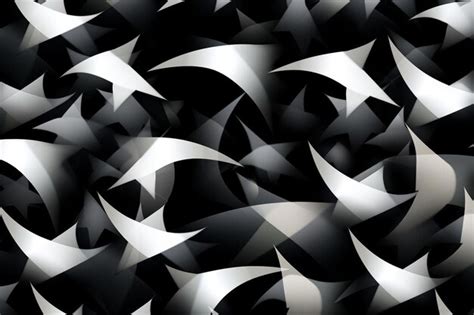 Houndstooth Patterns Background With Jagged And Angular Shap Abstract