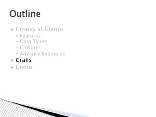 Introduction To Grails PPT