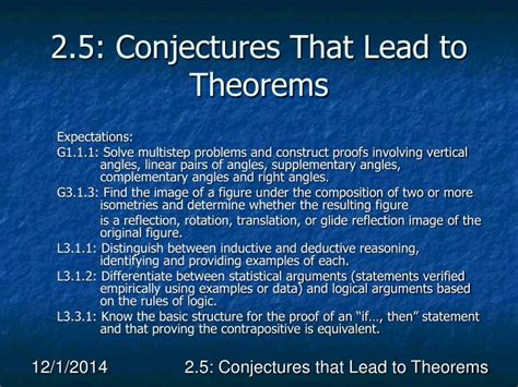 ppt 2 5 conjectures that lead to theorems powerpoint presentation free download id 7078885