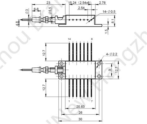 100mw 532nm Fiber Laser Module Fiber Coupled Laser Diode Optical Fiber Detection Function Pd