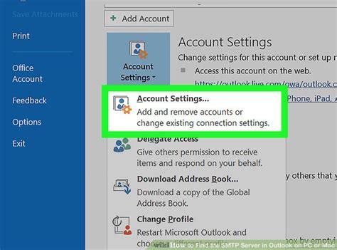 How To Find The SMTP Server In Outlook On PC Or Mac 14 Steps