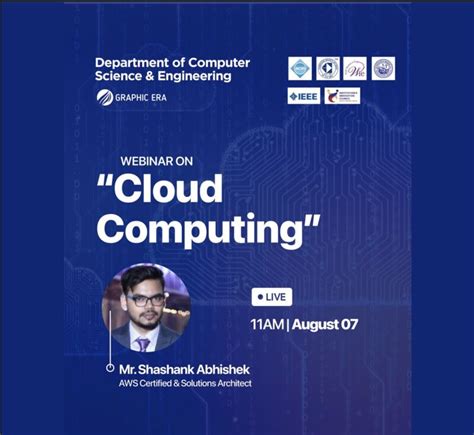 Shashank Abhishek On Linkedin Webinar Cloudcomputing