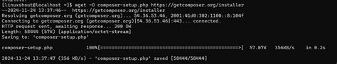 how to install php composer on almalinux 9 or rocky linux linuxshout