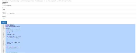 Solved Programming Language C The Code That Is There Chegg
