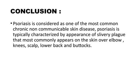 Psoriasis Pptx Skin Disease Bacterial Infection Ppt