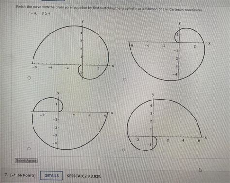 Sketch The Curve With The Given Polar Equation By Chegg