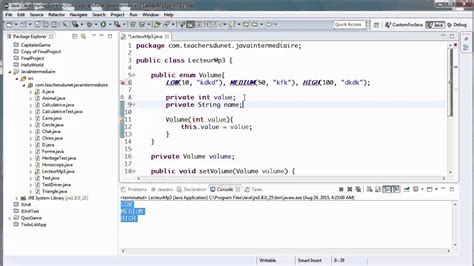 java intermédiaire 57 création d un constructeur au niveau d une