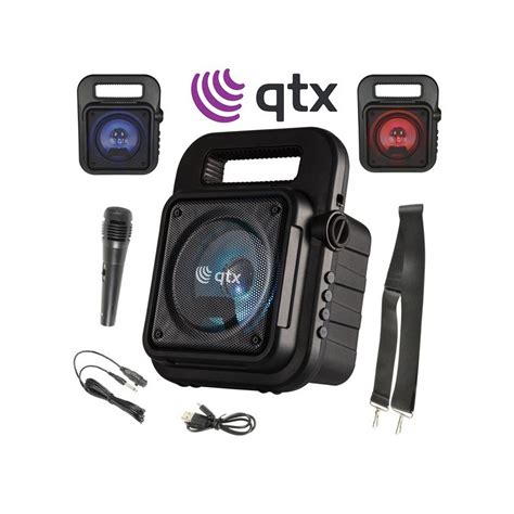 Qtx Effect Portable Party Speaker For Karaoke Bluetooth