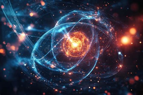 String Theory Depiction Of Quantum Strings Showcasing The Subtle Dynamic Interactions At