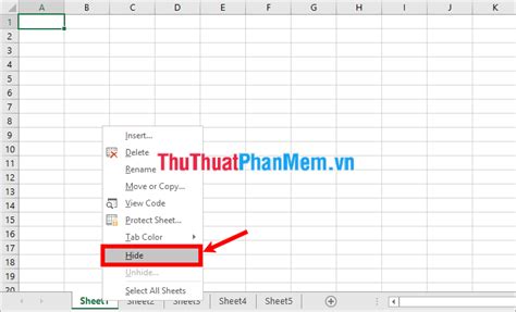 Revealing Hidden Sheet Tabs In Excel