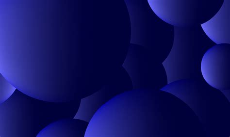 Dark Blue Abstract Circle Background Bubble Style Background Design