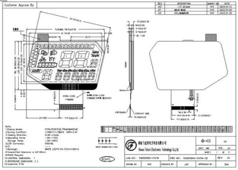 Segment LCD Display FSTN Positive Transmissive Small Size Display LCD Display And Segment