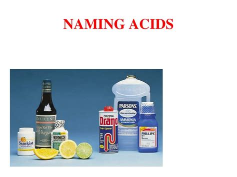 Ppt Naming Acids Powerpoint Presentation Free Download Id 3515876