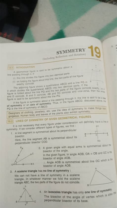 Symmetryincluding Reflection And Rotation191 Introductiona Geometr