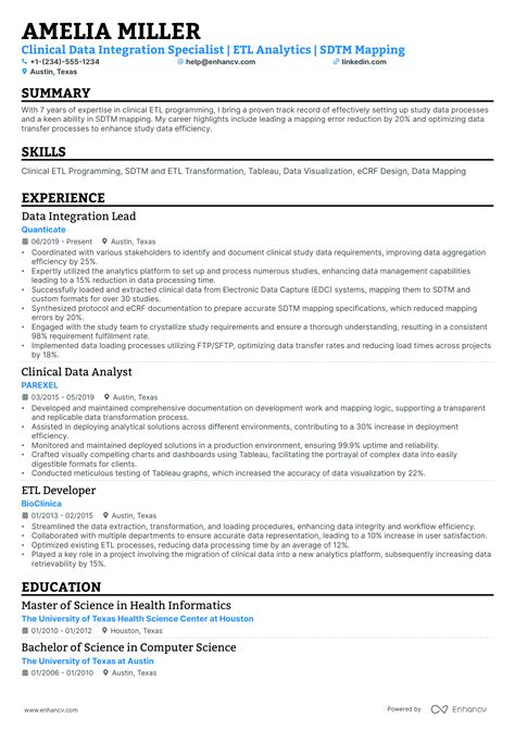 10 Sas Clinical Programmer Resume Examples And Guide For 2025