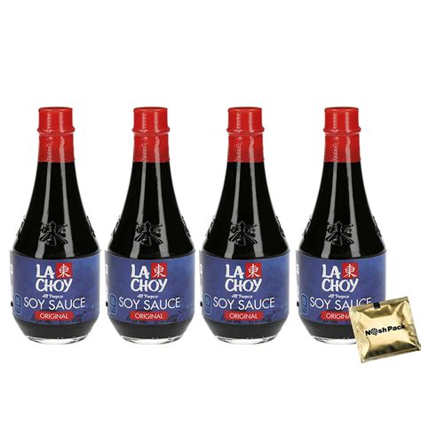 Buy Nosh Packlay Choy Soy Sauce 10 Oz Gluten Free Soy Sauce Asian Style All Purpose Soy Sauce