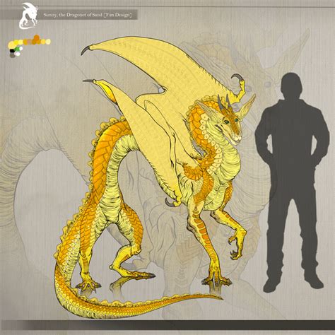 Art By Me Sunny The Dragonet Of Sand Fan Design Rwingsoffire