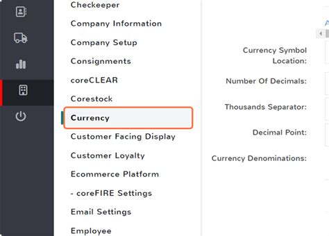 Corestore Getting Started Configuring Your Denominations Coreware