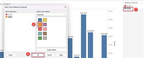 Create Tableau Combination Chart