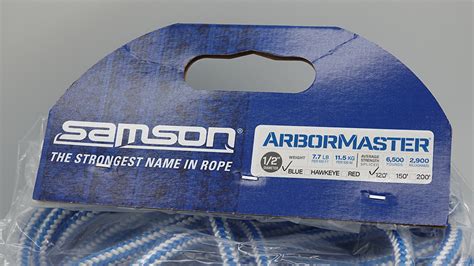 트리로프 삼손로프 아보마스터 트리클라이밍 로프 Samsonrope Arbormaster 12d 120 더블로프 체험용로프 Crt로프 트리클라이밍체험