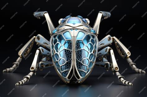 Premium Ai Image Swarm Intelligence Robotic Insects As A Collective