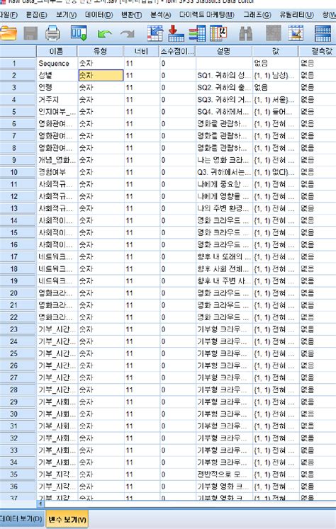 학위학술지 논문 설문지 코딩 작업해 드립니다 크몽