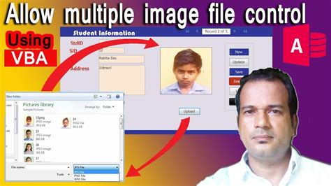 How To Allow Multiple Files Upload In Access Database Using Vba Youtube
