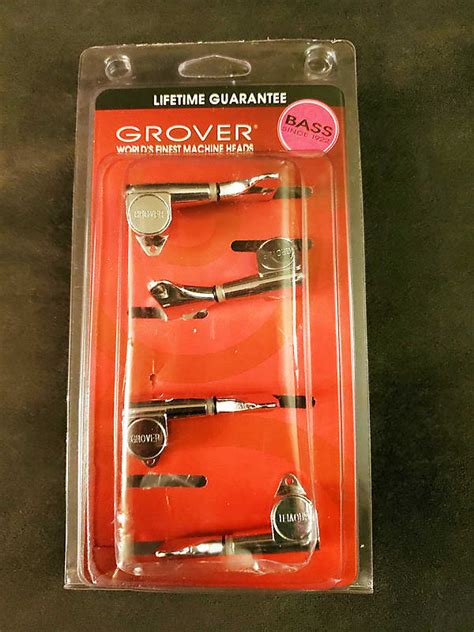 Grover 144c4 Rotomatic Mini 4 Inline Tuning Machines Chrome Reverb