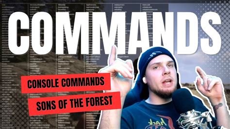 sons of the forest how to activate console commands youtube