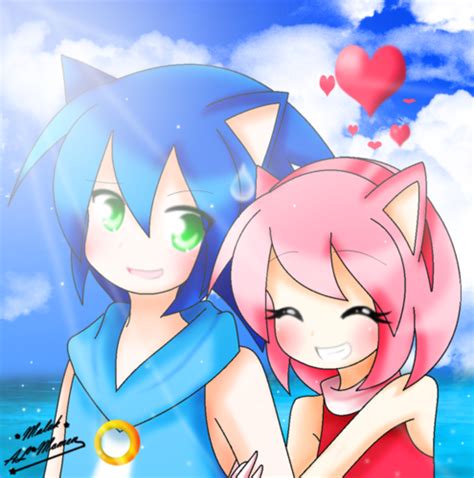 Sonamy Human Sonic And Amy Image 30525657 Fanpop Page 10