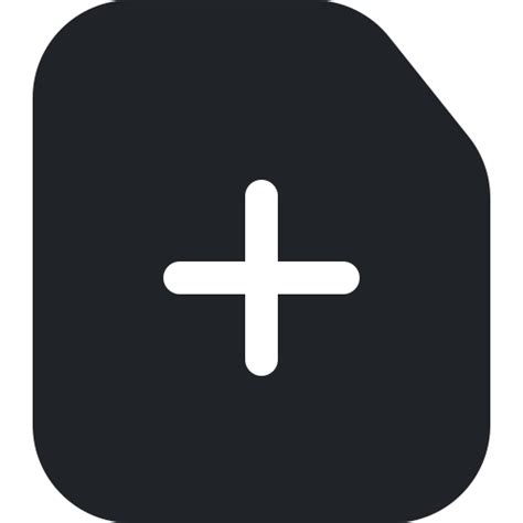 파일 추가 삽입 새 사용자 인터페이스 및 제스처 아이콘