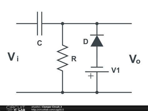 Clamper Circuit CircuitLab