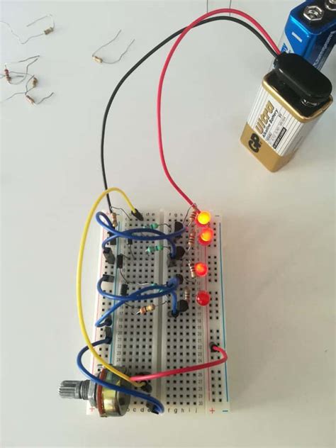 simple vu meter circuit build electronic circuits