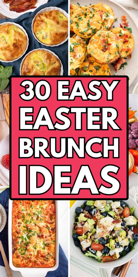 30 Easy Easter Brunch Ideas For Party