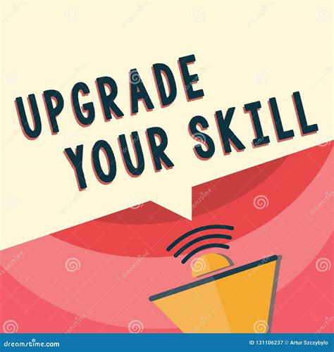 Handwriting Text Writing Upgrade Your Skill Concept Meaning Expand