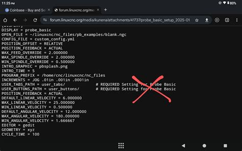 Probe Basic Install Errors LinuxCNC