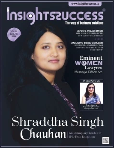 Anand And Anand On Linkedin The Women Era Section Of Insight Success Magazine Has Recognized