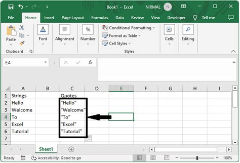 How To Enclose All Cells In Quotes Or Insert Quotes Around Text In Excel