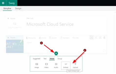 How To Embed Content In Microsoft Sway