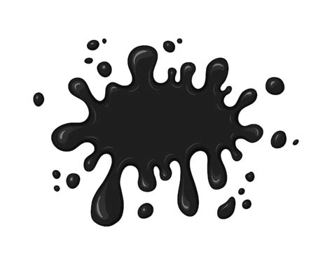 Premium Vector Vector Blob Of Ink Or Oil