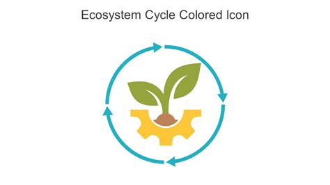Ecosystem Cycle Colored Icon In Powerpoint Pptx Png And Editable Eps Format PPT PowerPoint
