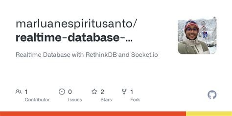 Github Marluanespiritusantorealtime Database Devcontainer Realtime Database With Rethinkdb