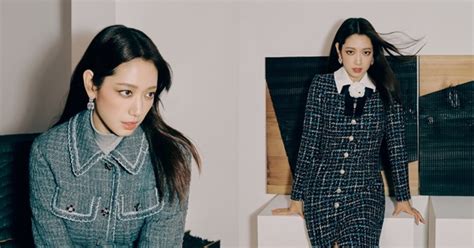 ‘예쁜 엄마 박신혜 이번 가을 트위드에 꽂혔다 아트스틱 트위드 가을룩 패션엔