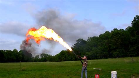 How To Make Diy Flamethrower Pressure Washer Youtube