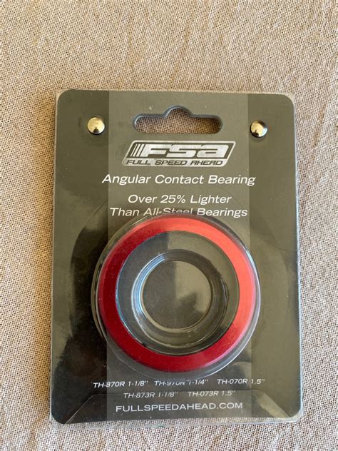 Fsa Angular Headset Bearing 45x45deg 1 5 Headsets And Spacers Bike Hub